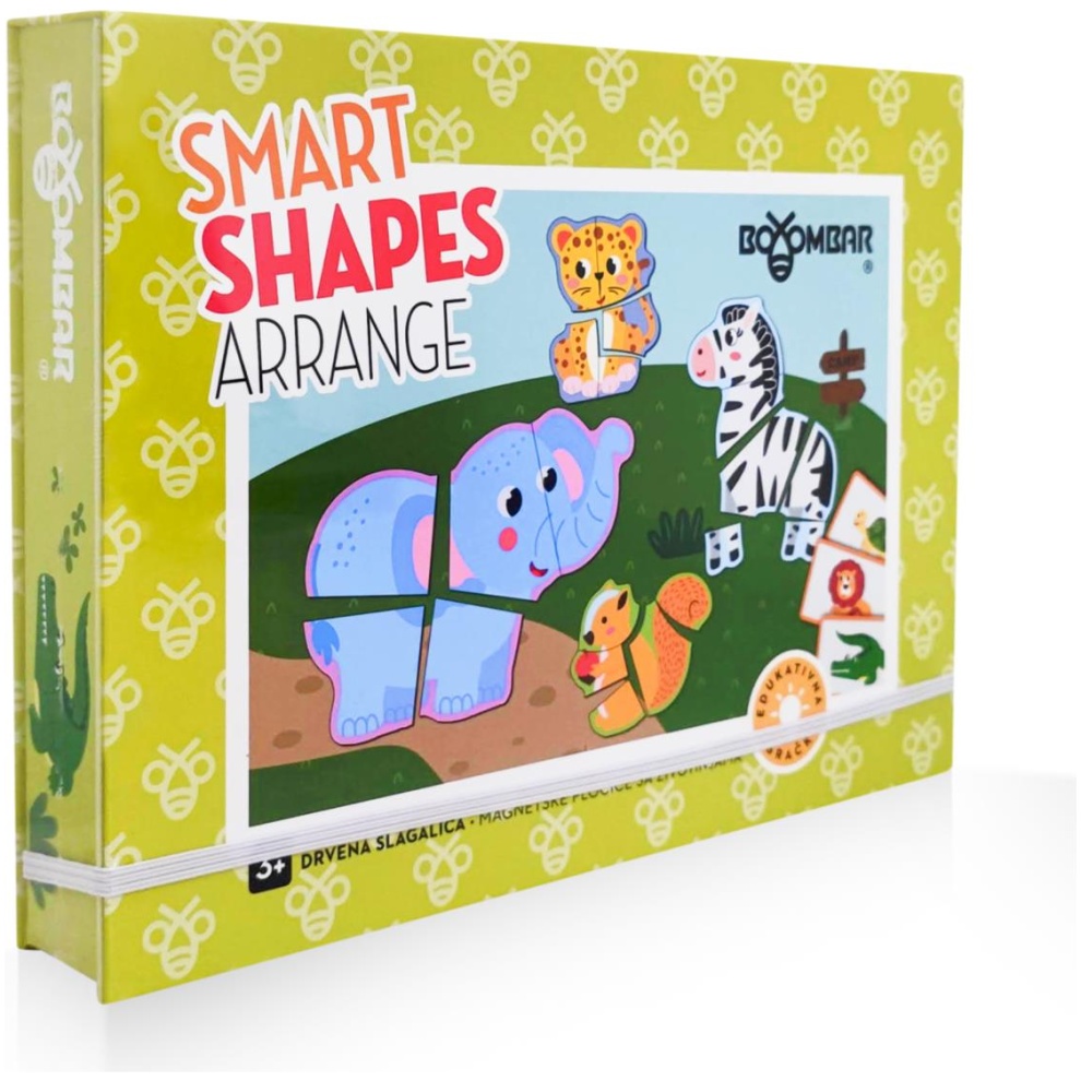Magnetna slagalica Boombar Smart Shapes Arrange – Bimaco
