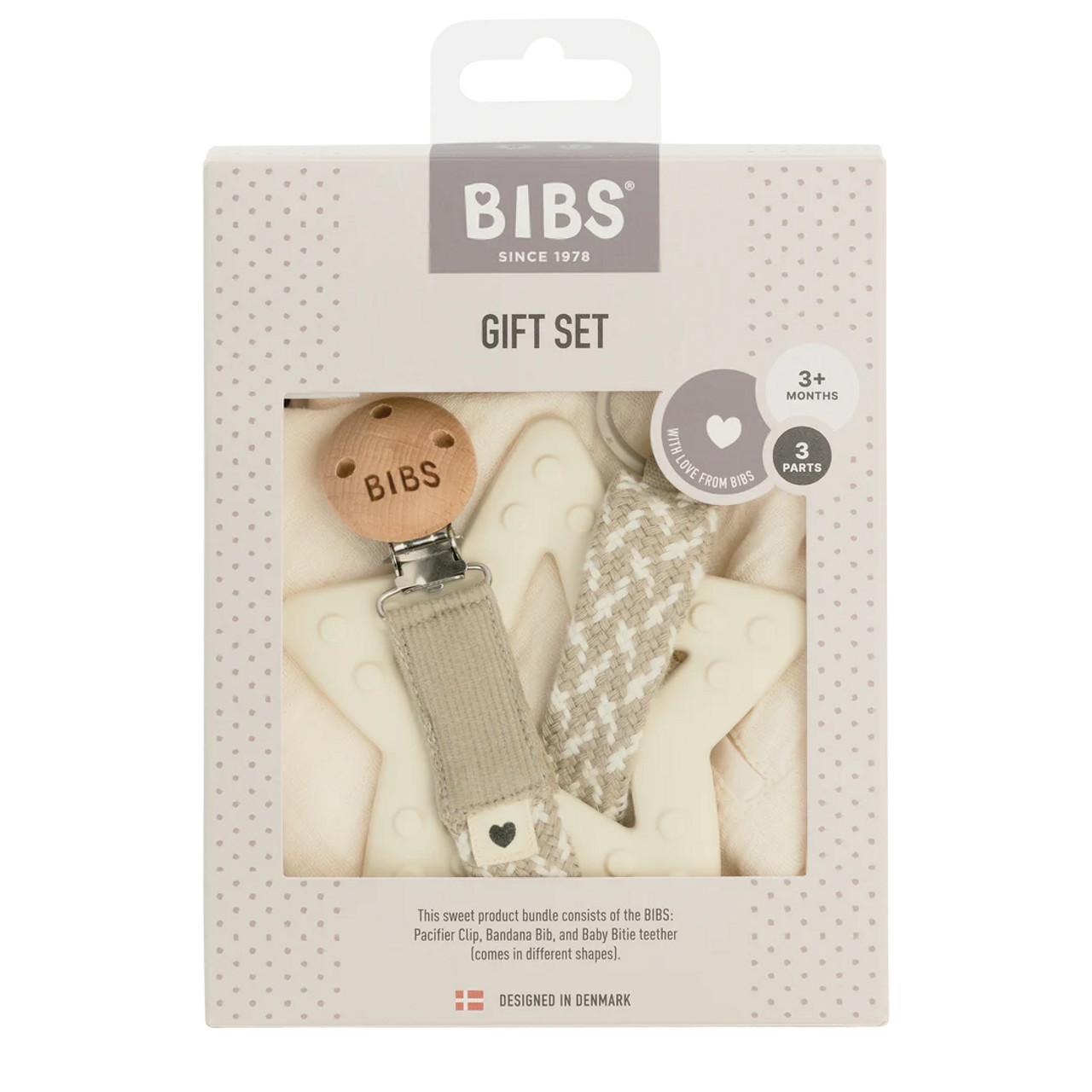 Set BIBS My first moths set ivory – Bimaco