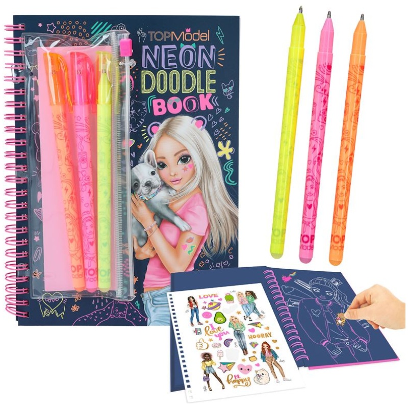 Bojanka Top Model sa pismima i priborom za pisanje – Bimaco