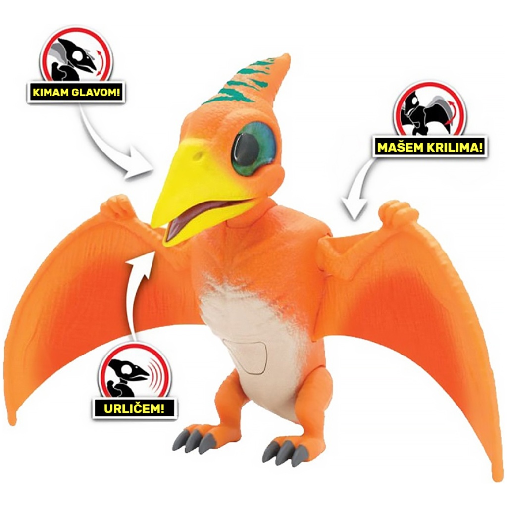 Dinosaur FunVille Dinos Unleashed leteći i ričući Pterodaktil junior ...